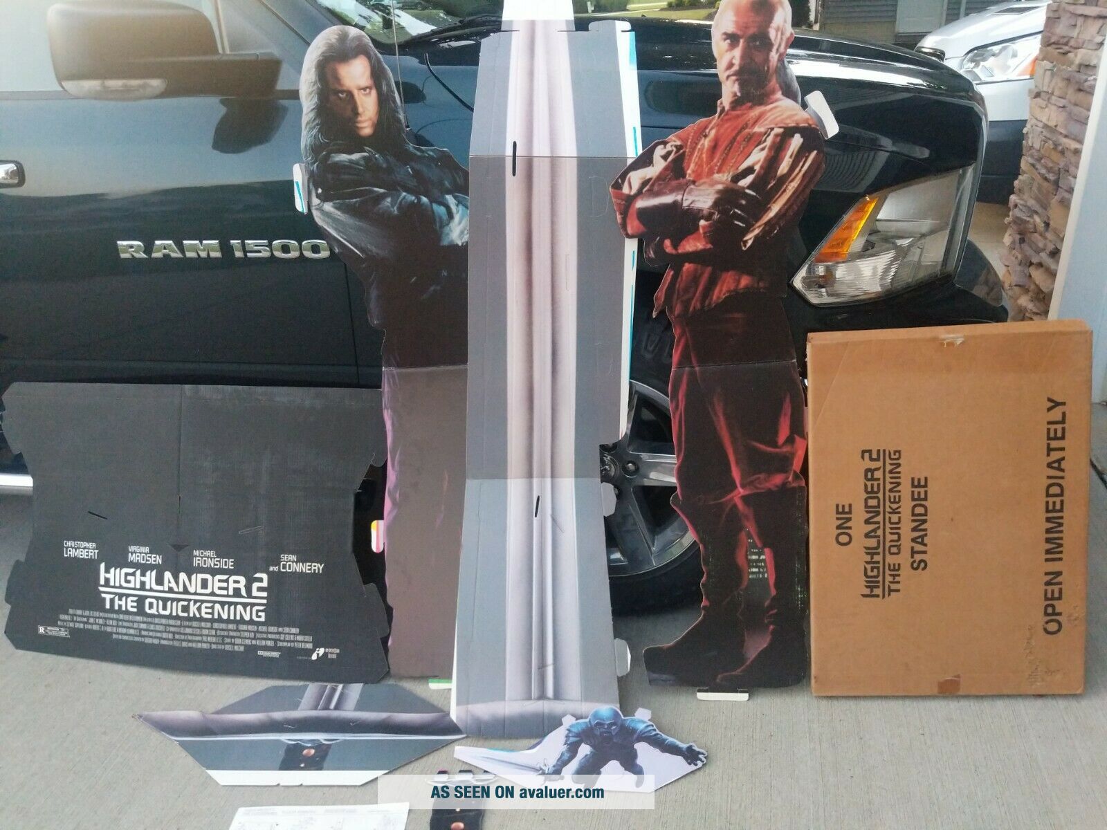 Highlander 2 The Quickening Cardboard Floor Standee MOVIE STORE ...