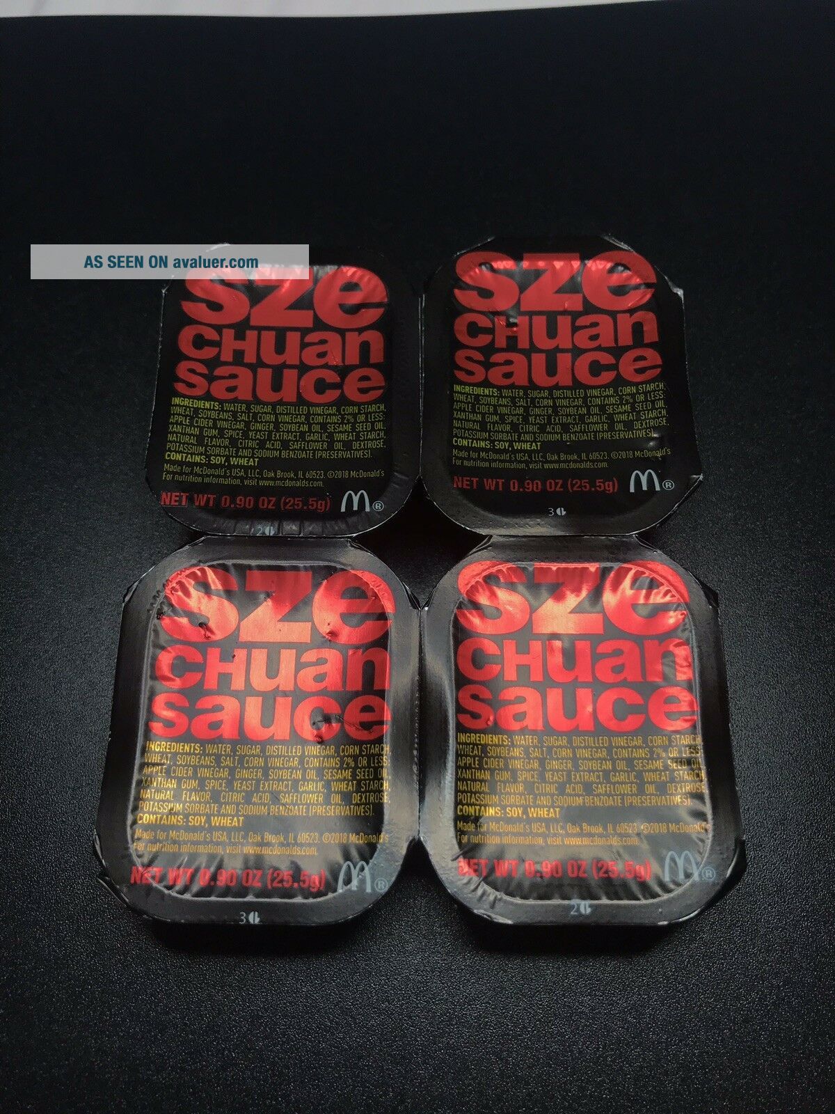 McDonalds Szechuan Sauce 4 Packets UNOPENED/SEALED Rick And Morty ...