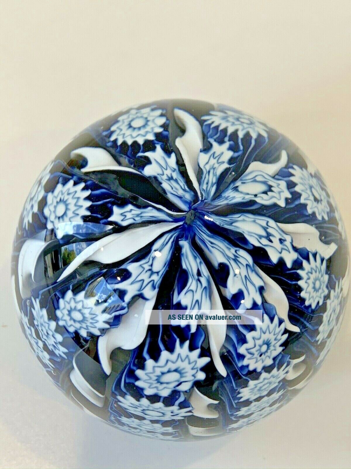 Gorgeous Vintage Murano Millefiori & Cane Paperweight | #12656890