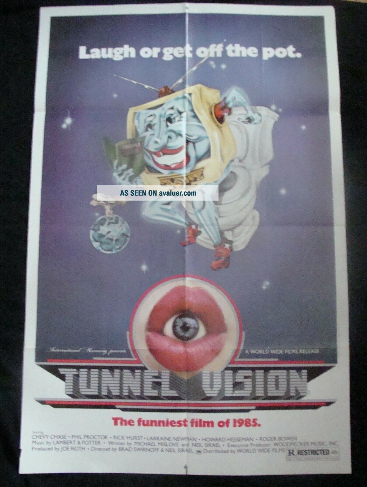 TUNNEL VISION Movie Poster CHEVY CHASE One Sheet | #12635040