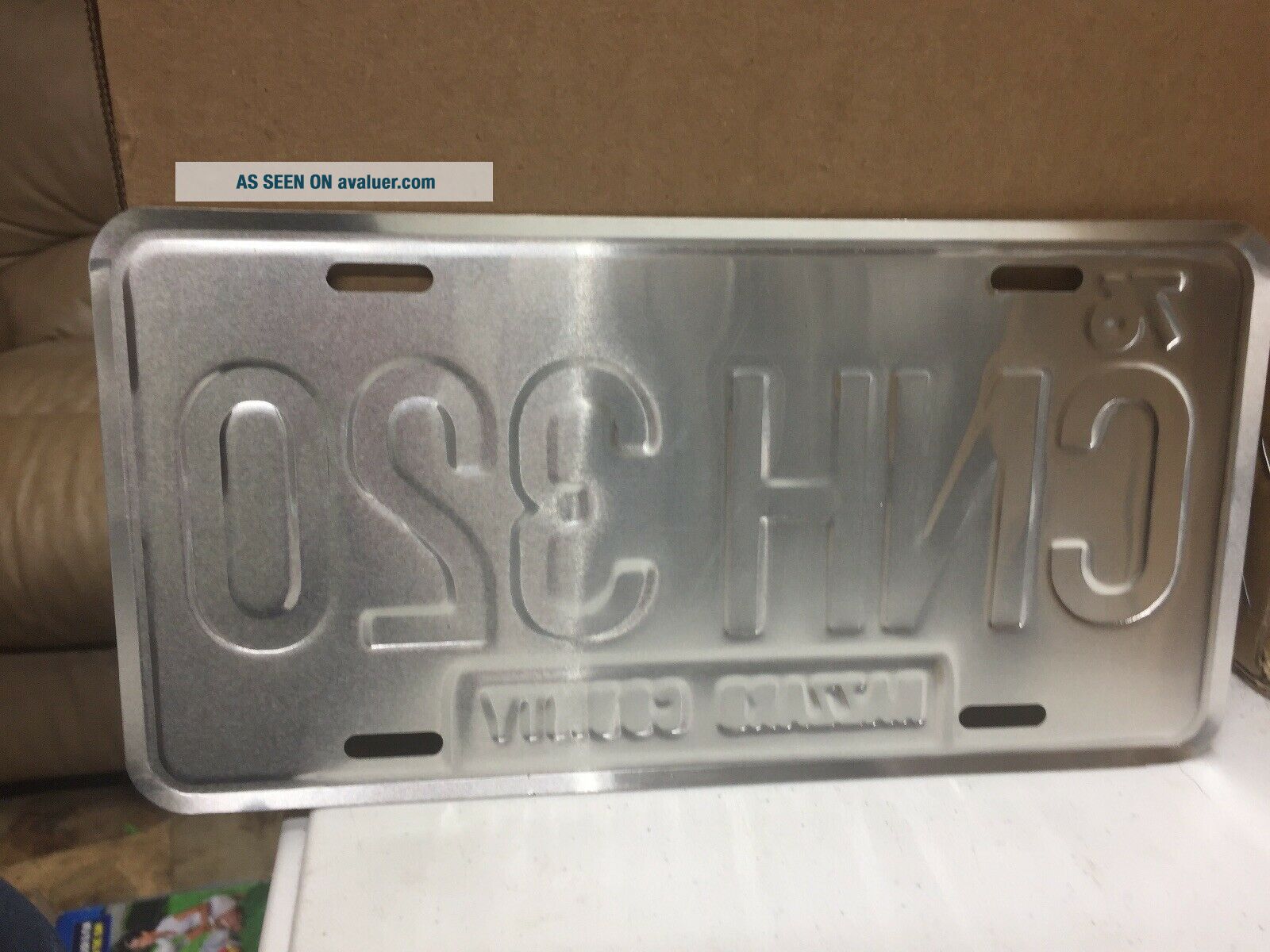 General Lee License Plate Signed By Tom Wopat “Luke Duke” Dukes Of ...