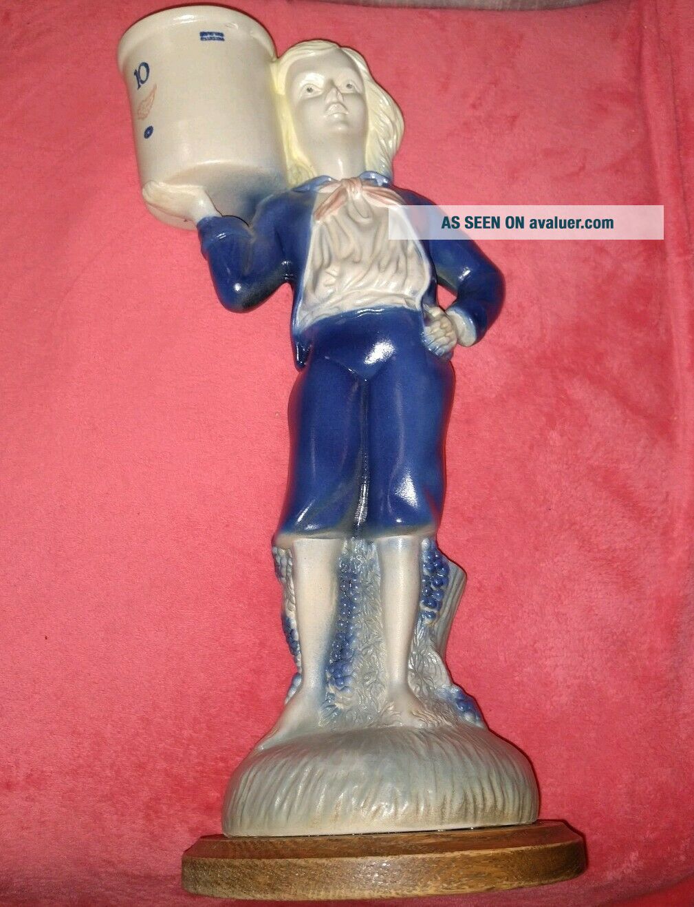 Rare Red Wing Commemorative 1984 Artist In The Park Boy With Crock ...