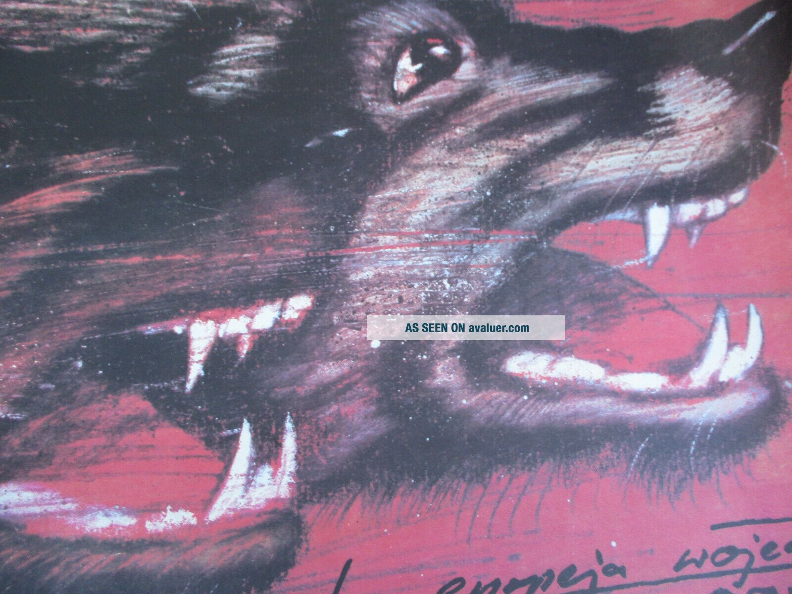 Russian Vintage Poster Soviet Union Communist Wolf Pack Andrzej ...