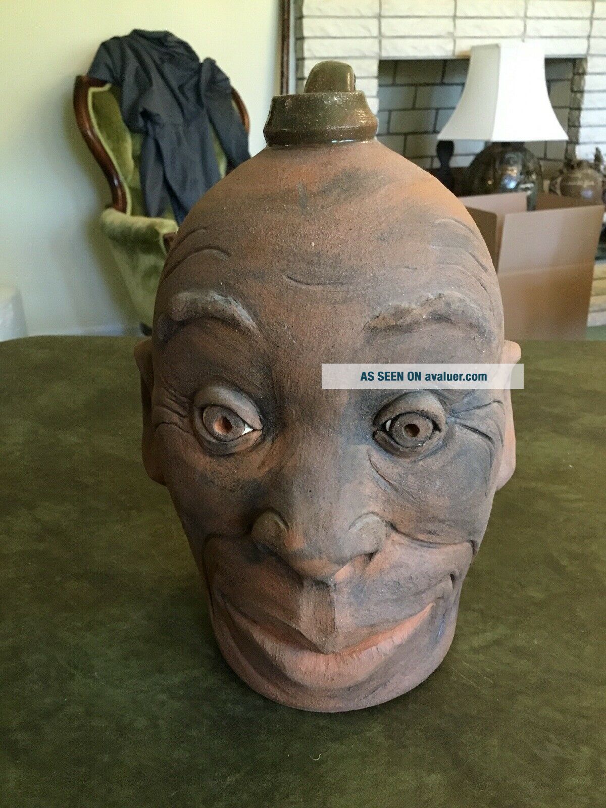 Southern Pottery Face Jug By Yvette Lepley 1/2 Gallon Face Jug ...
