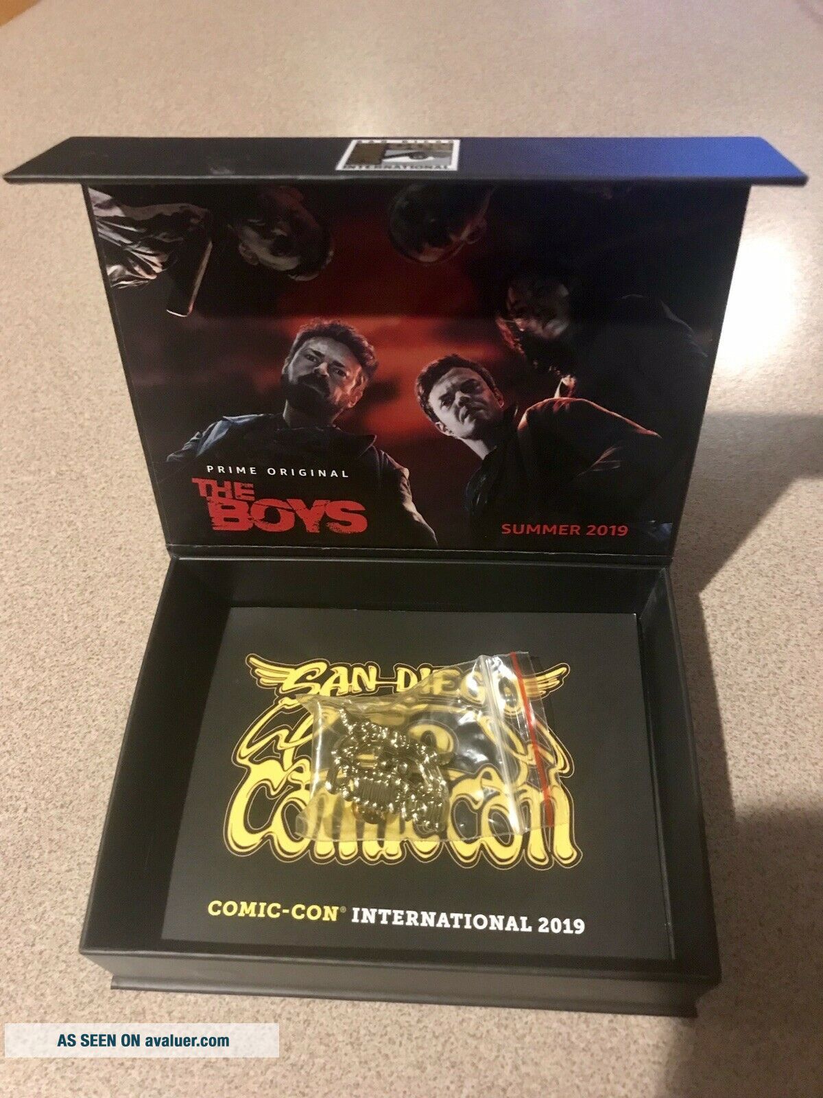 SDCC San Diego Comic - Con 50th Anniversary Pin With Collectible Box ...