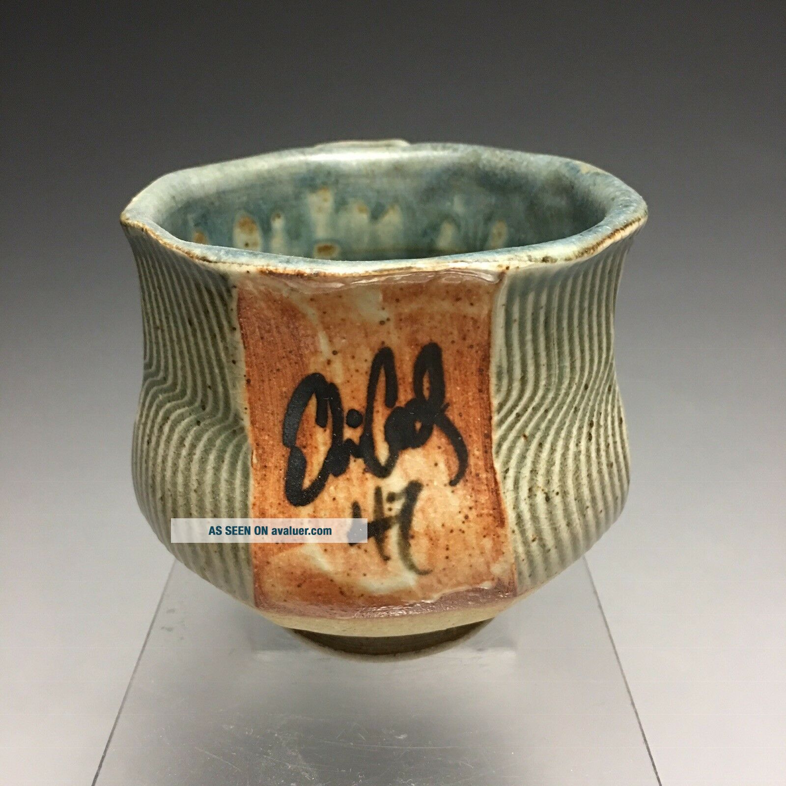 Signed Chris Cooley Washington Redskins Studio Pottery Stoneware Mug ...