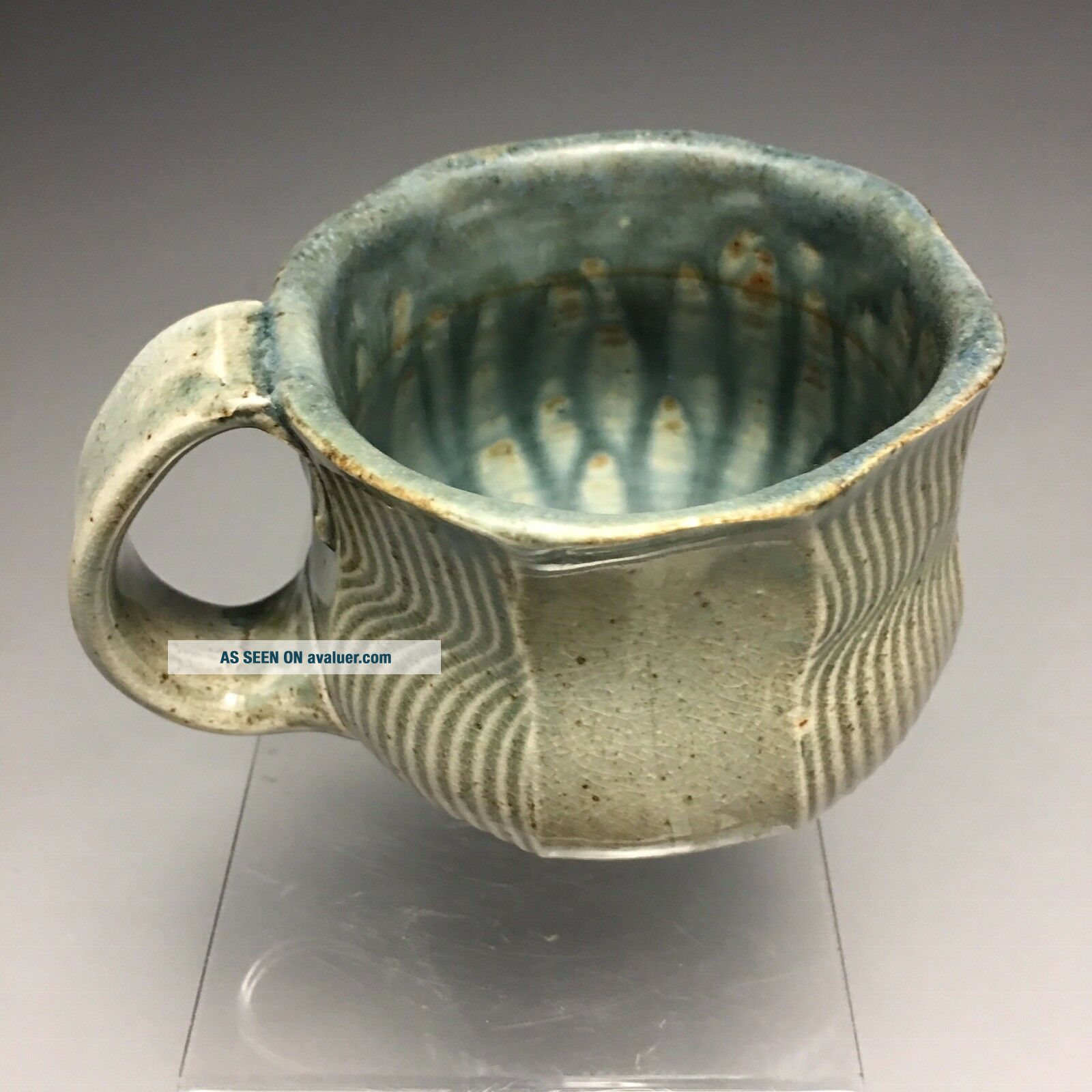 Signed Chris Cooley Washington Redskins Studio Pottery Stoneware Mug ...