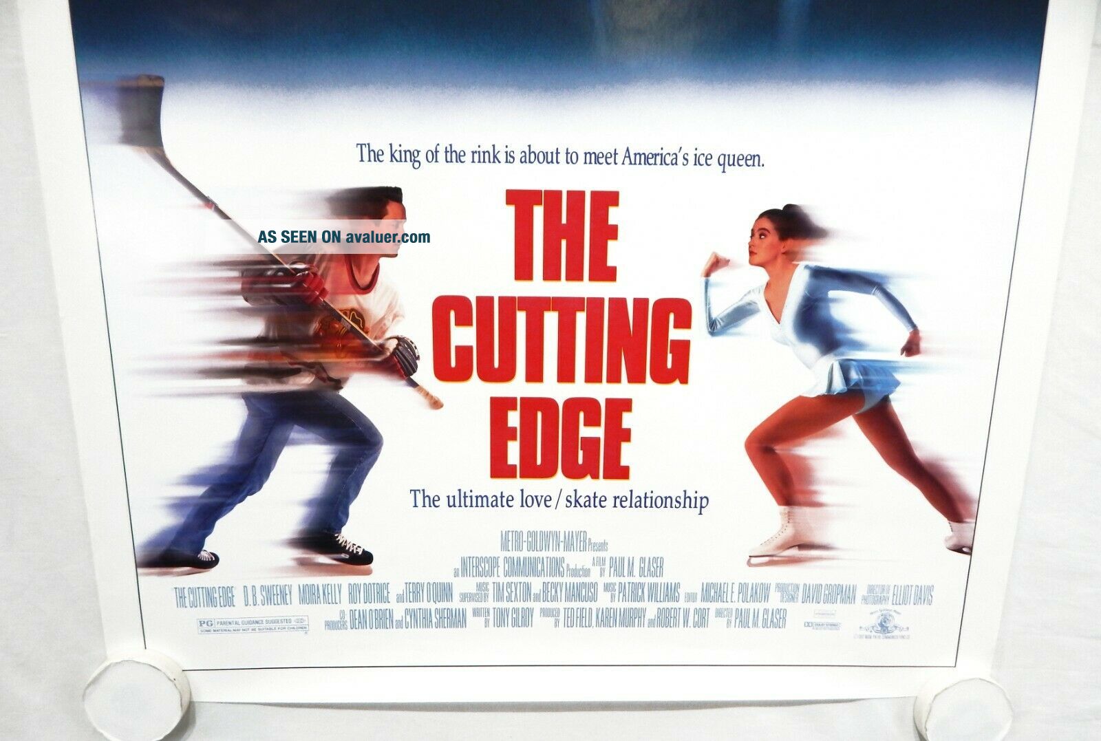 Vintage 1992 The Cutting Edge Movie Theater Poster | #12692135