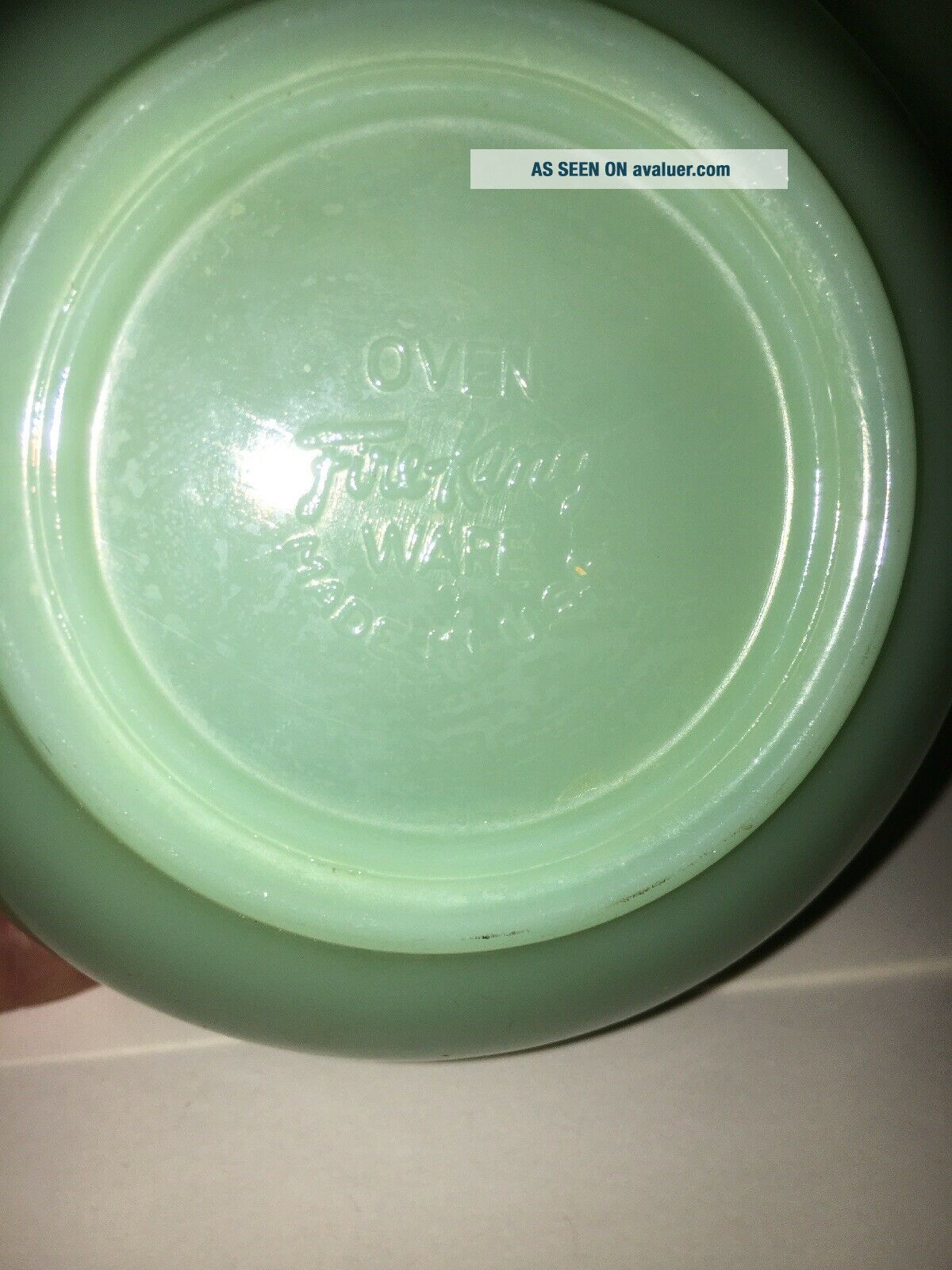 6 Fire King Jadeite Bowls 5” X 2” ALL MARKED: OVEN WARE FIRE KING MADE ...