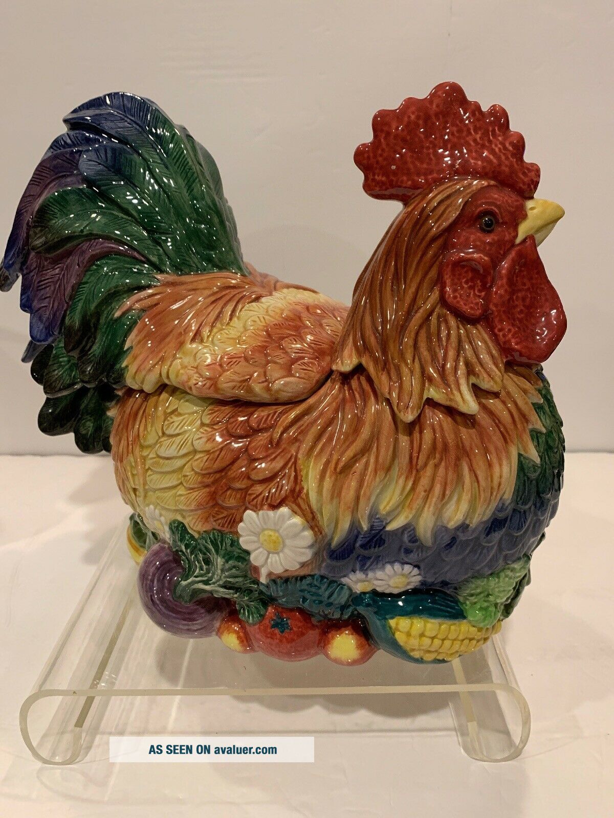 Fitz And Floyd Coq Du Village Rooster Soup Tureen With Ladle Classic ...