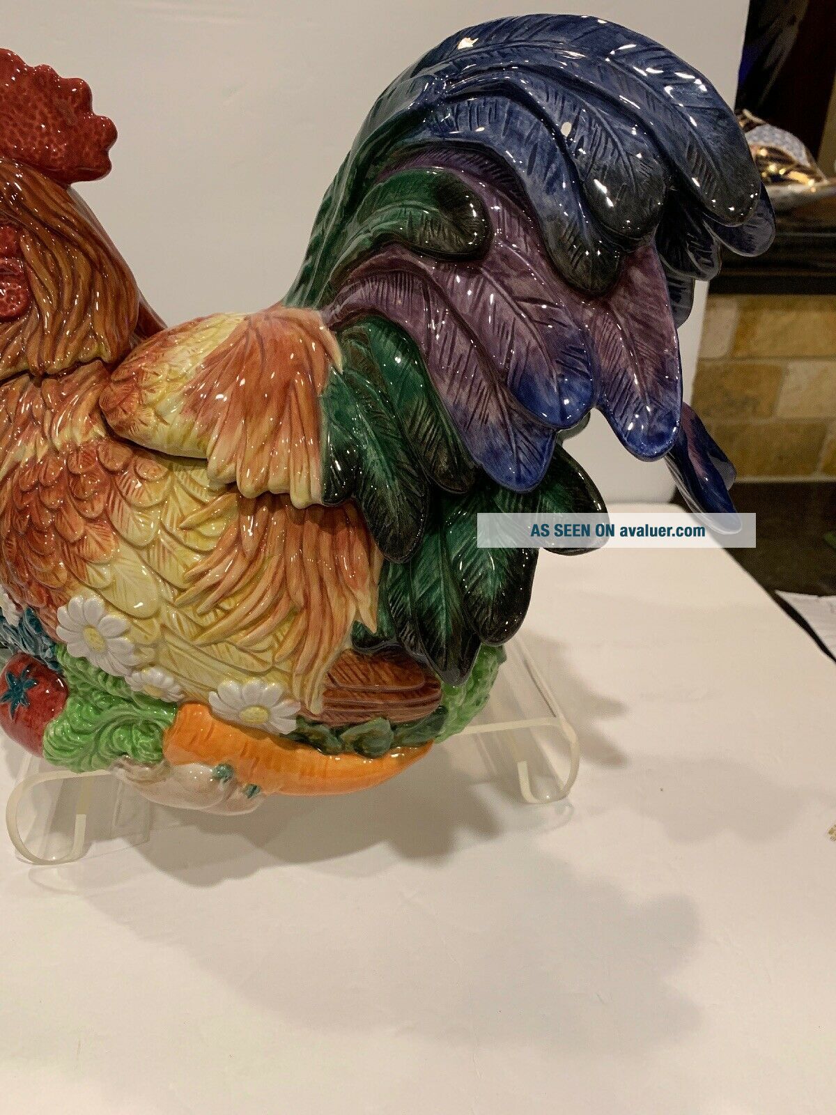 Fitz And Floyd Coq Du Village Rooster Soup Tureen With Ladle Classic ...