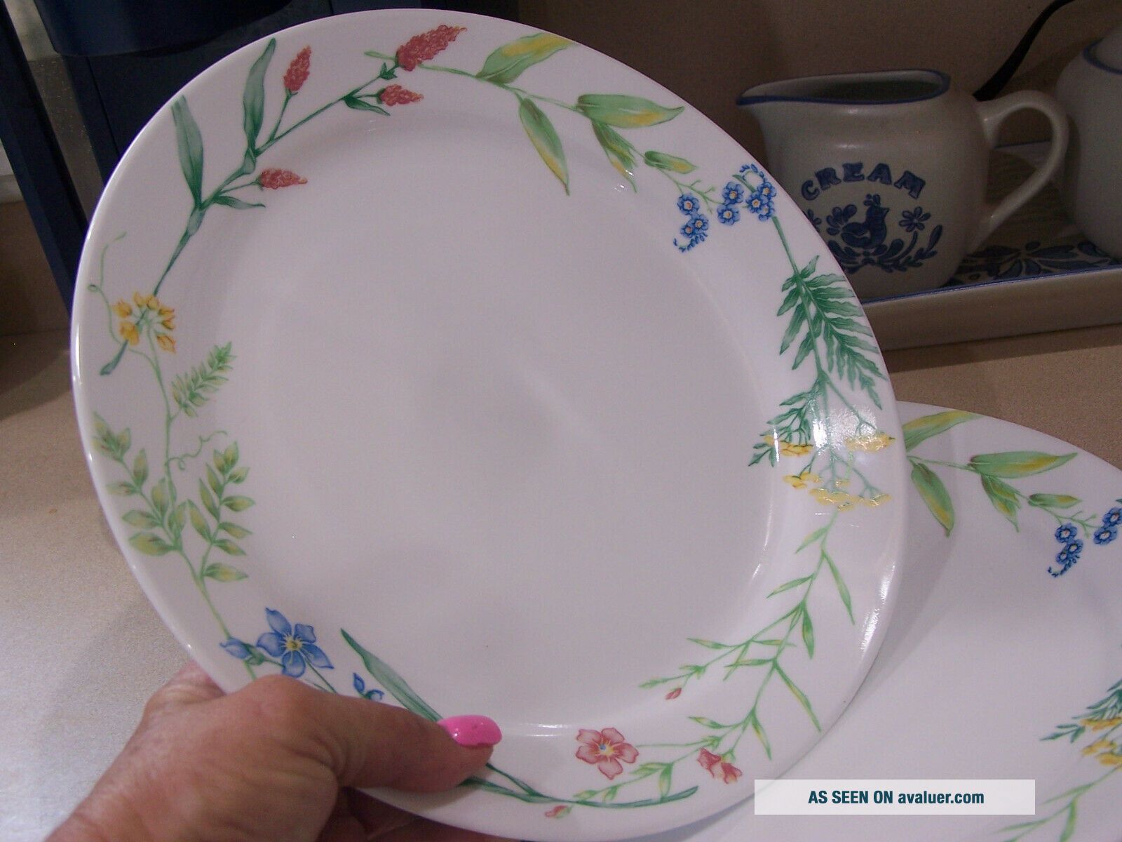 6 Corelle My Garden 10 1/4” Dinner Plates | #12803571
