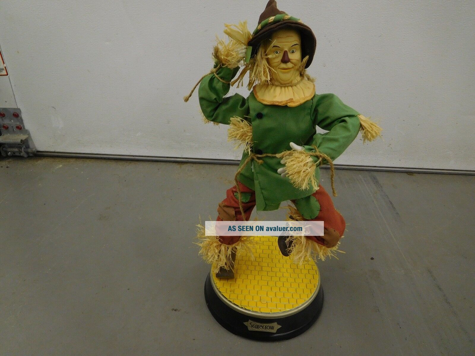 The Wizard Of Oz Scarecrow Elphaba Animated Figure First Edition Gemmy ...