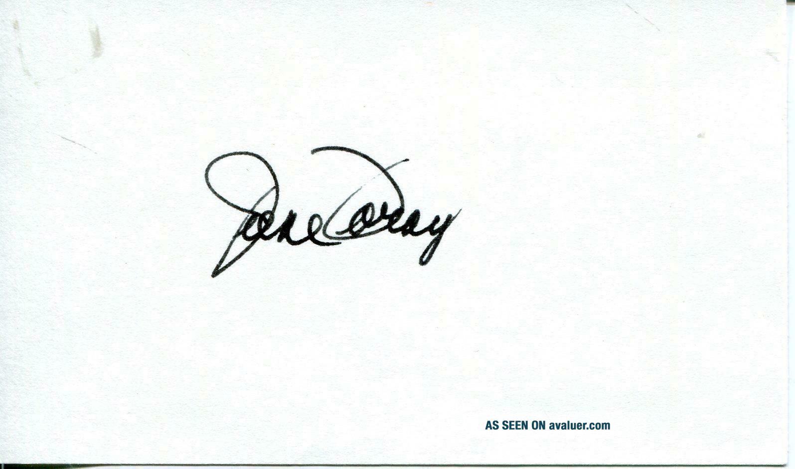 June Foray Autograph Voice Actress Rocky Cartoon The Twilight Zone ...