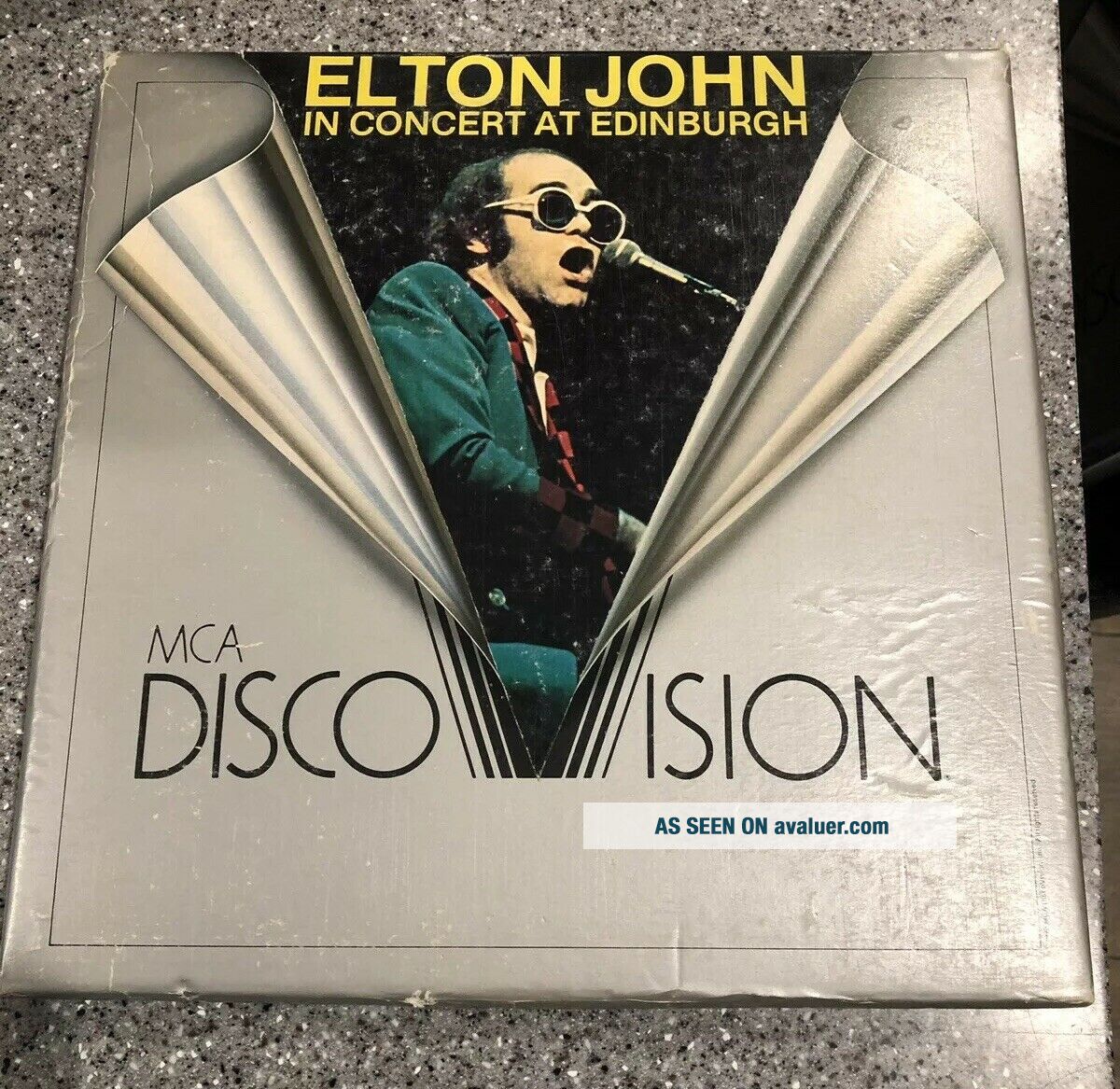 Elton John 1976 In Concert At Edinburgh DiscoVision LASERDISC | #12785377