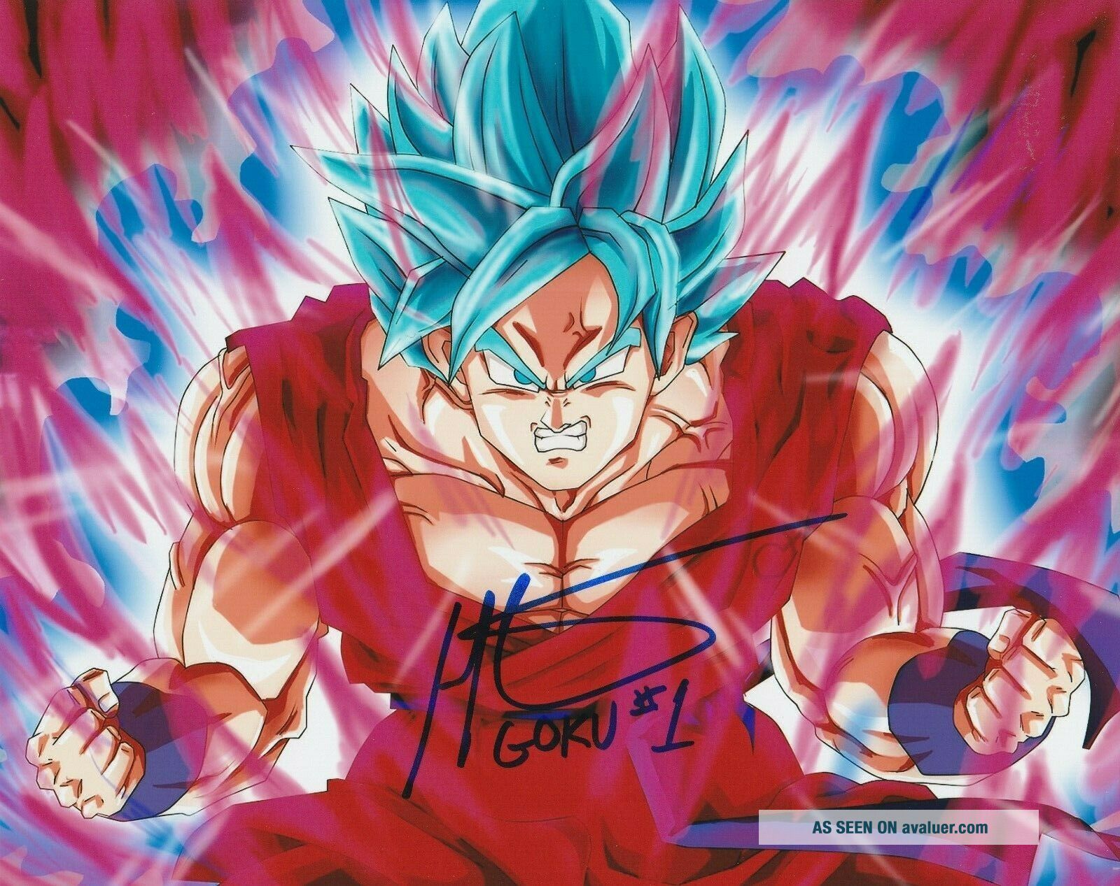 Ian James Corlett Autograph 8x10 Photo Dragon Ball Z Goku Signed Zobie ...