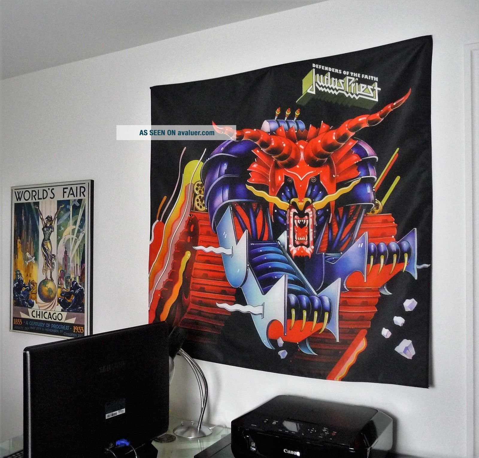 JUDAS PRIEST Defenders Of The Faith HUGE 4X4 BANNER Poster Tapestry ...