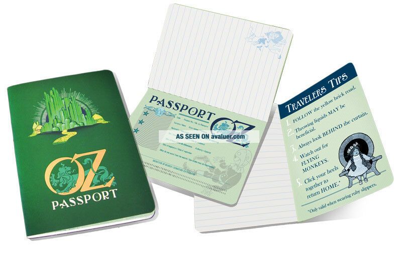 The Wizard Of Oz Passport And Pocket NoteBook With Art Images | #12860506
