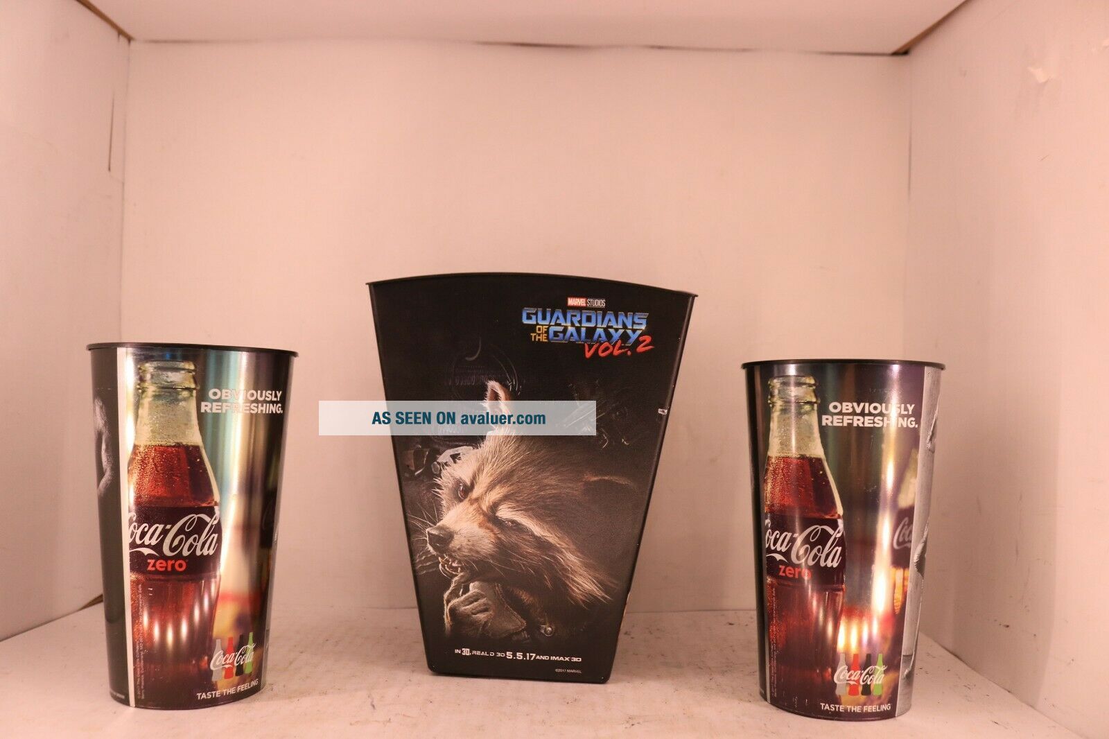 Marvel Guardians Of The Galaxy Vol 2 Movie Popcorn Bucket And 2 440z ...