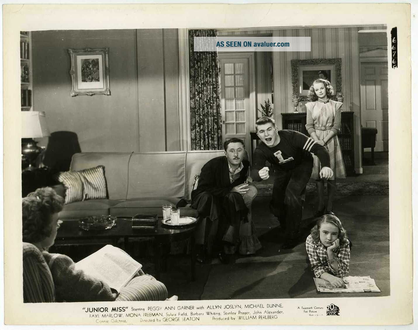 Junior Miss 1945 Photo Still Peggy Ann Garner Allyn Joslyn Mona Freeman ...