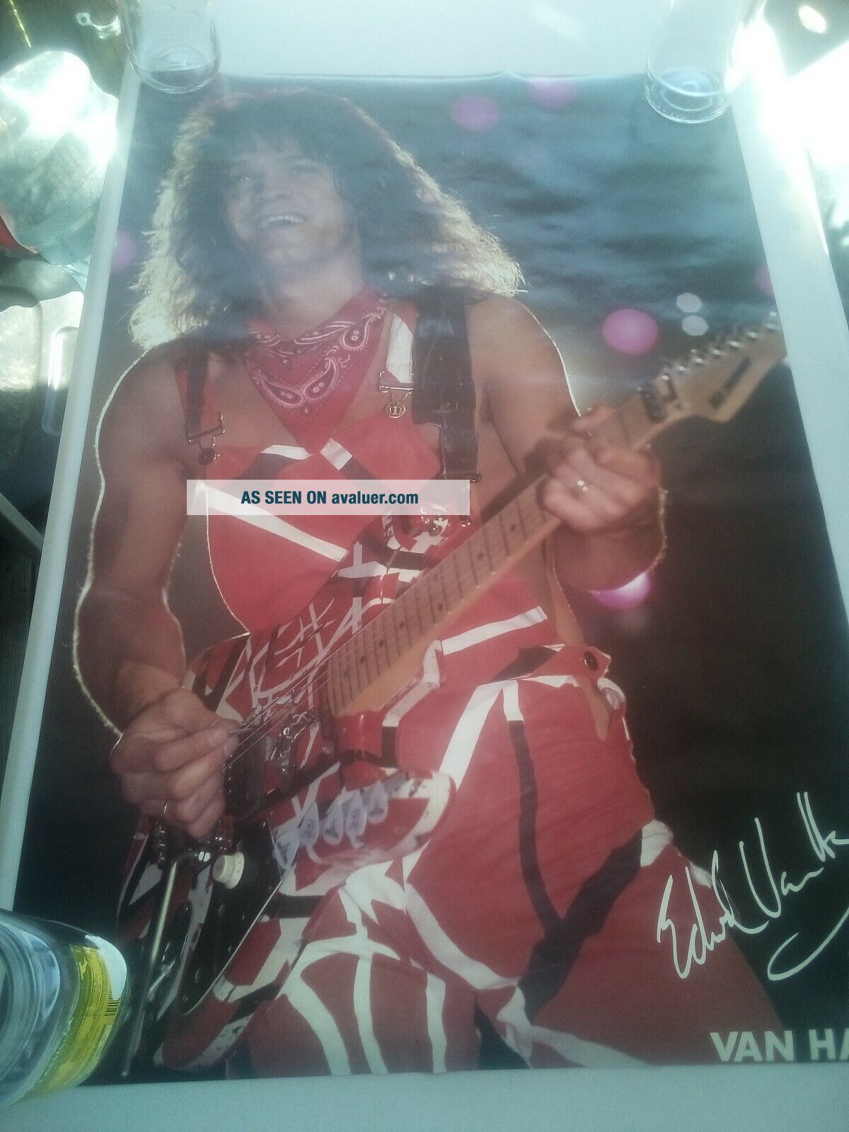 Vintage 1983 Van Halen Rock Band Artist Poster | #12917952