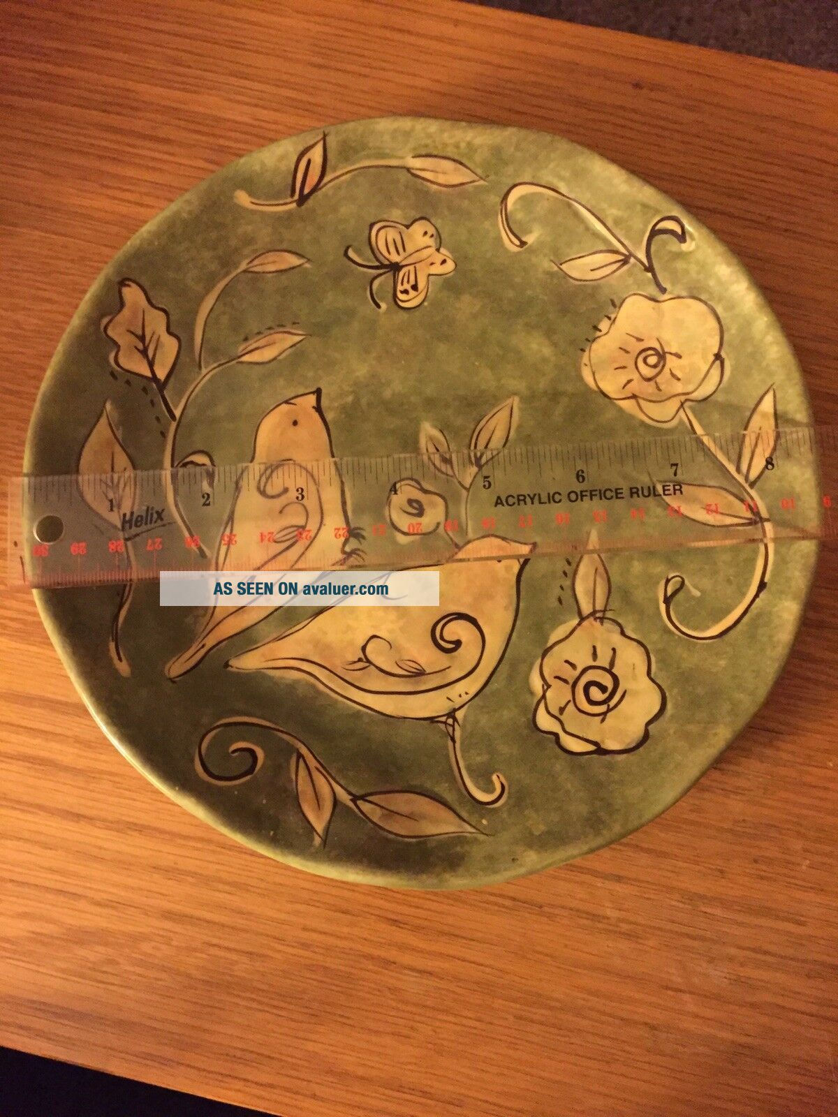 Susan Winget - Certified International " Woodland” Salad/Dessert Plate ...