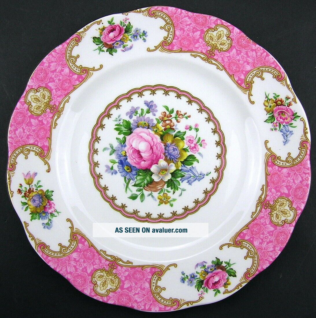 2 Royal Albert English Bone China 8 " Tea Salad Dessert Plates LADY ...