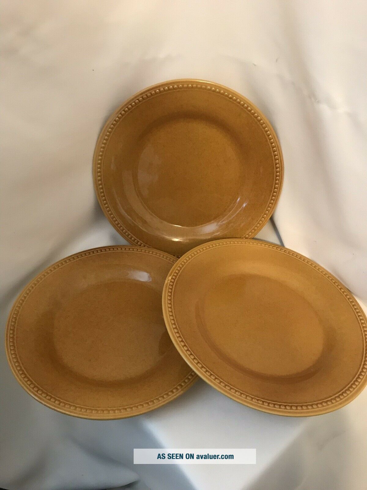 Set Of 3 Pier 1 Imports Spice Route Ginger Dinner Plates | #13021398