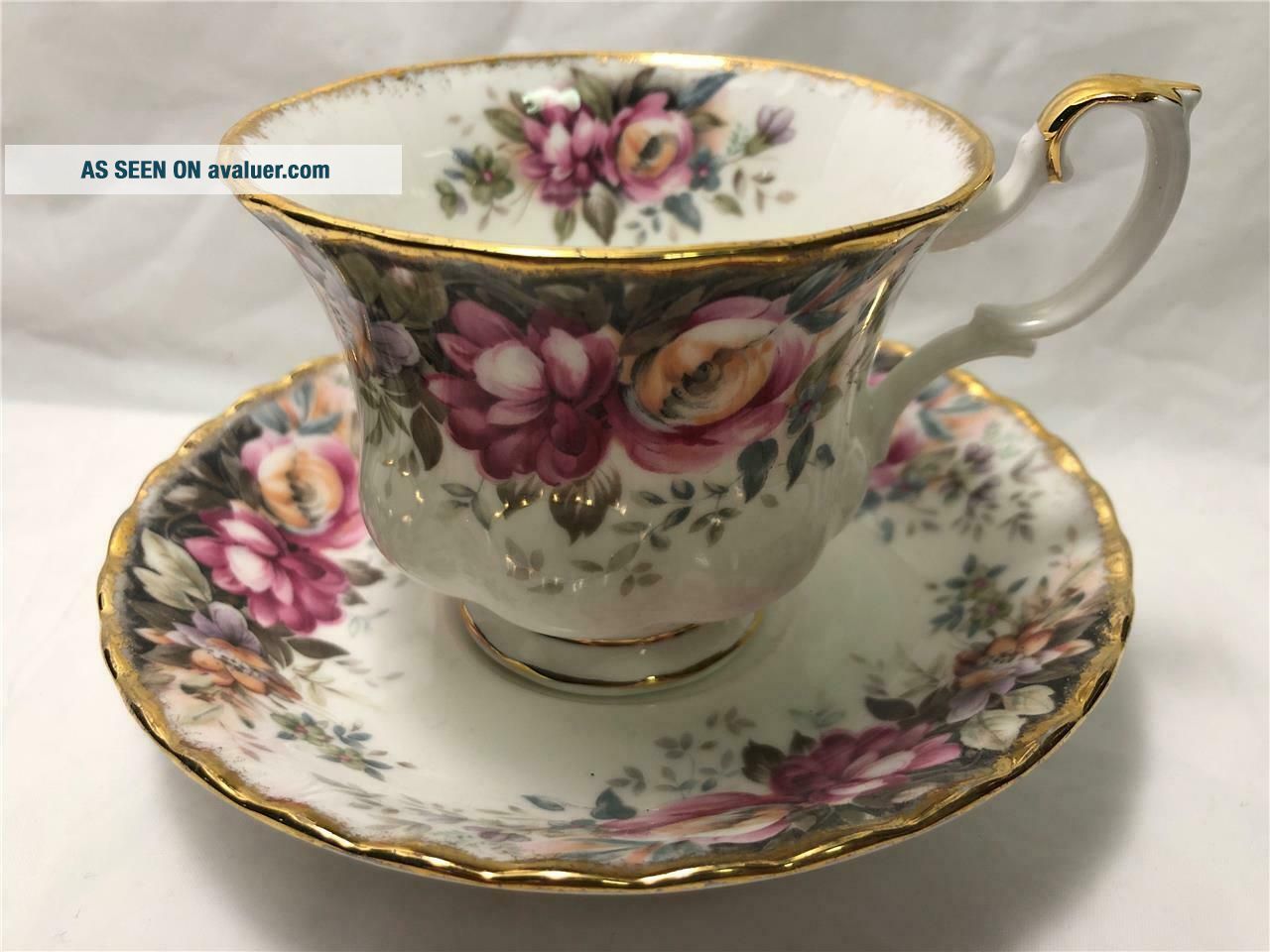 Royal Albert Autumn Roses Tea Cup And Saucer Set | #13021761
