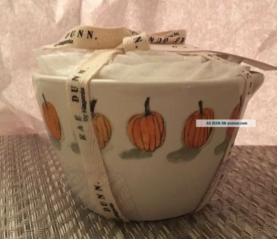 NWT Rae Dunn Fall Thanksgiving Pumpkin Measuring Cups Set Of 4 Cups ...