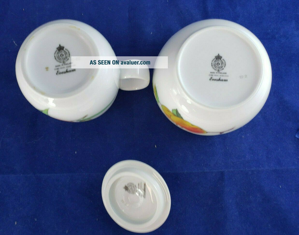 Royal Worcester EVESHAM GOLD (PORCELAIN) Creamer And Sugar Set | #13074074
