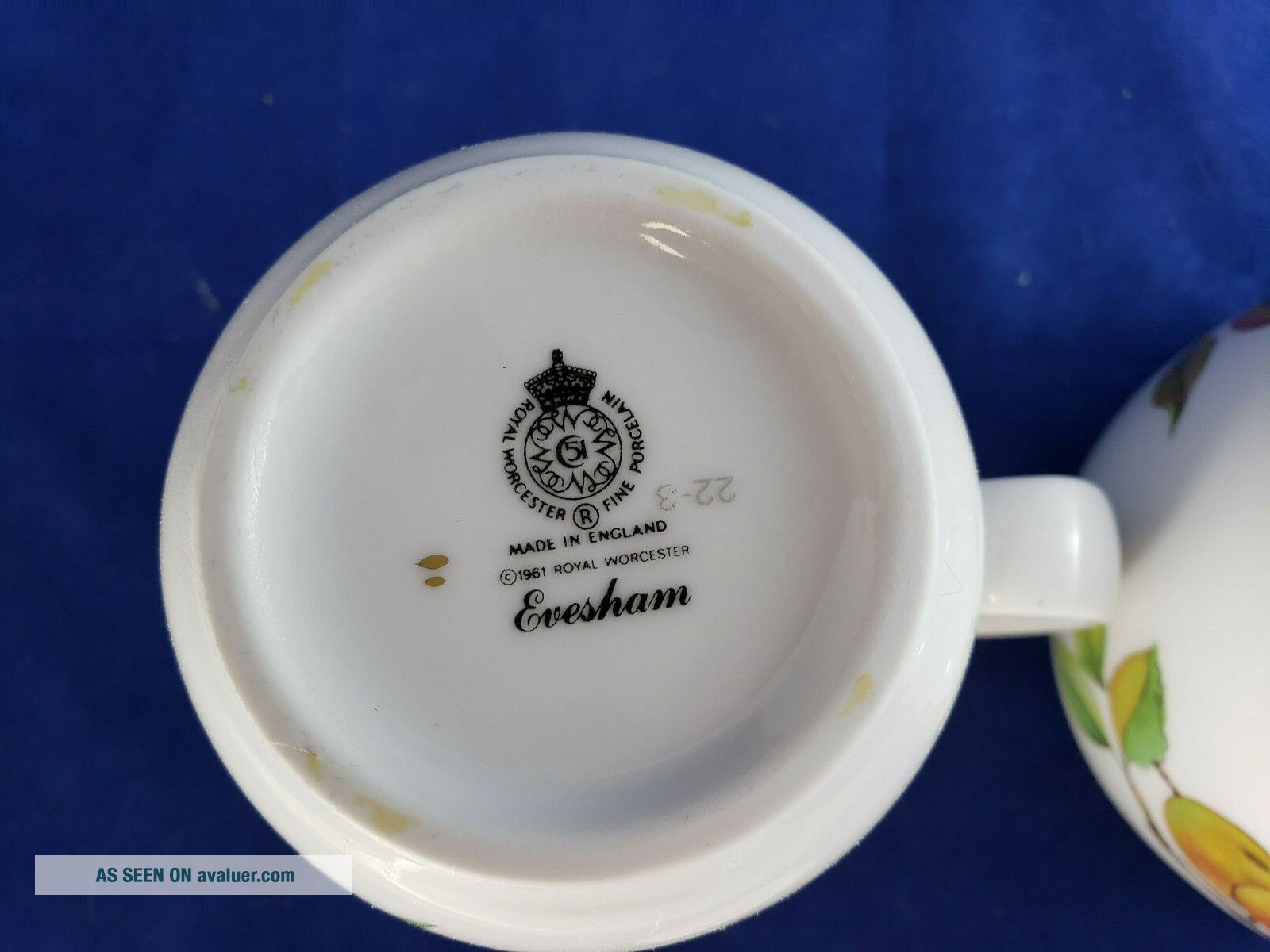 Royal Worcester EVESHAM GOLD (PORCELAIN) Creamer And Sugar Set | #13074074