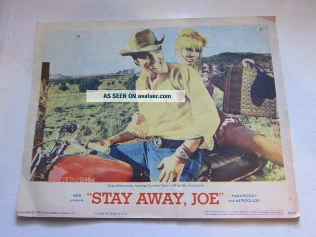 ELVIS PRESLEY Stay Away Joe Lobby Card D | #13008719