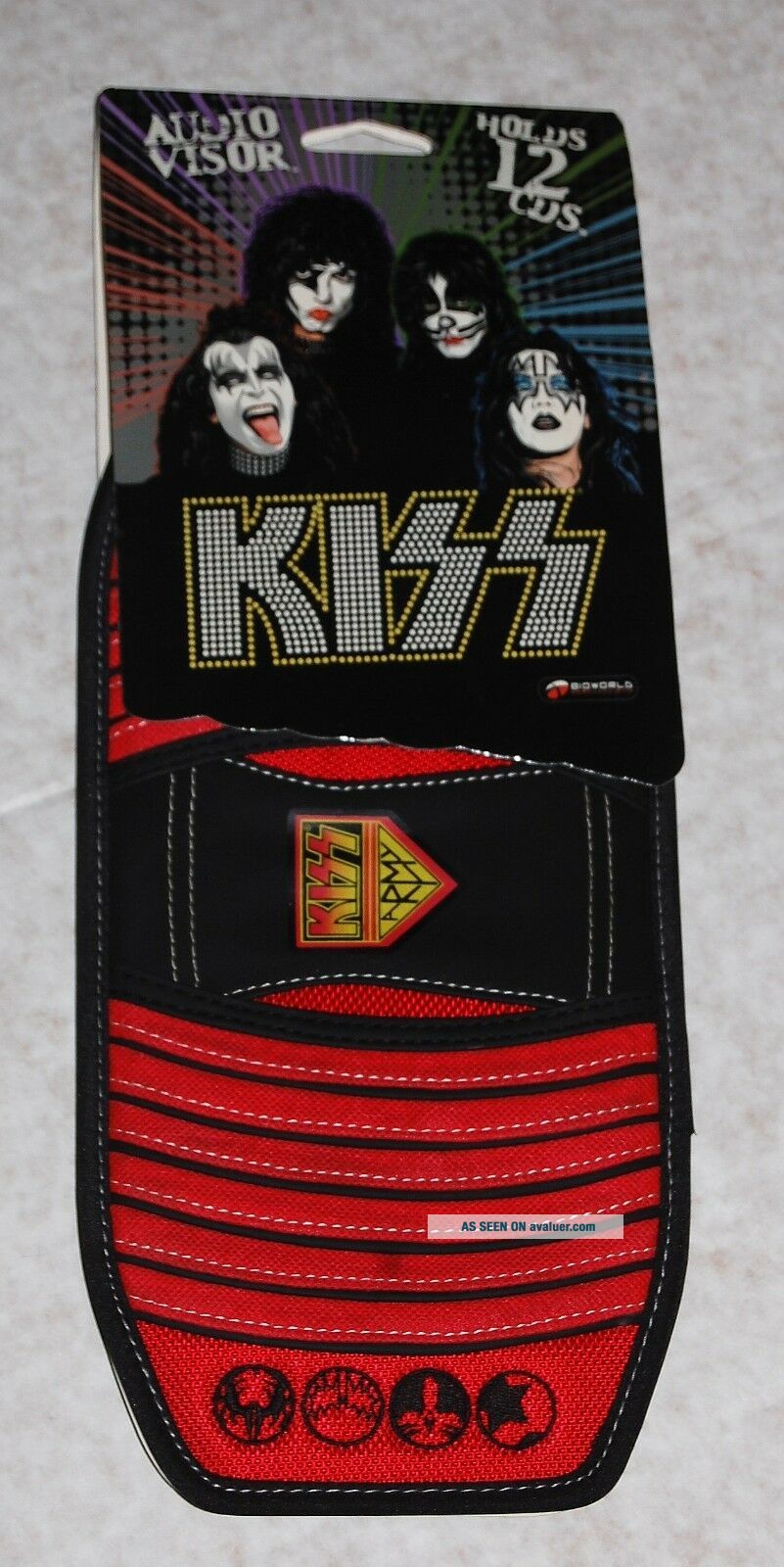 KISS Army Band CD Holder 2002 Spencers Gene Simmons Ace Frehley Peter ...