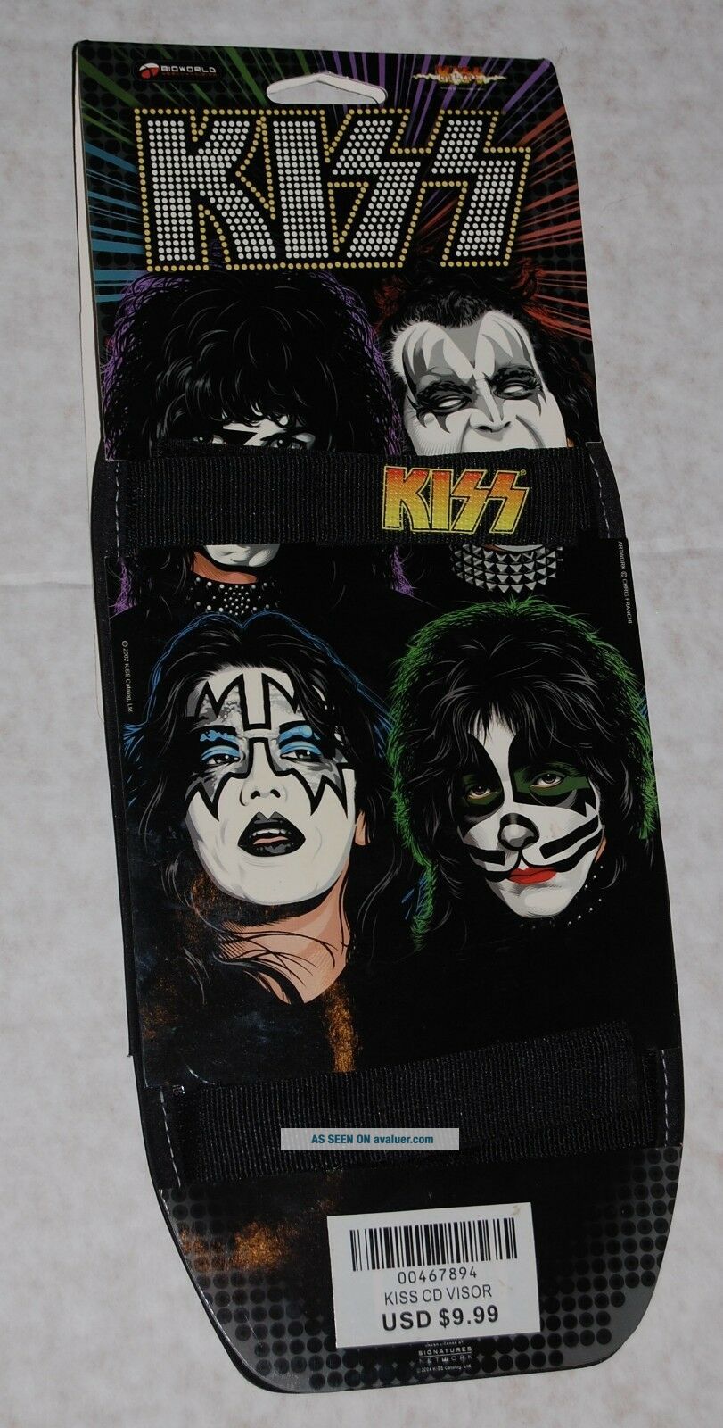 KISS Army Band CD Holder 2002 Spencers Gene Simmons Ace Frehley Peter ...
