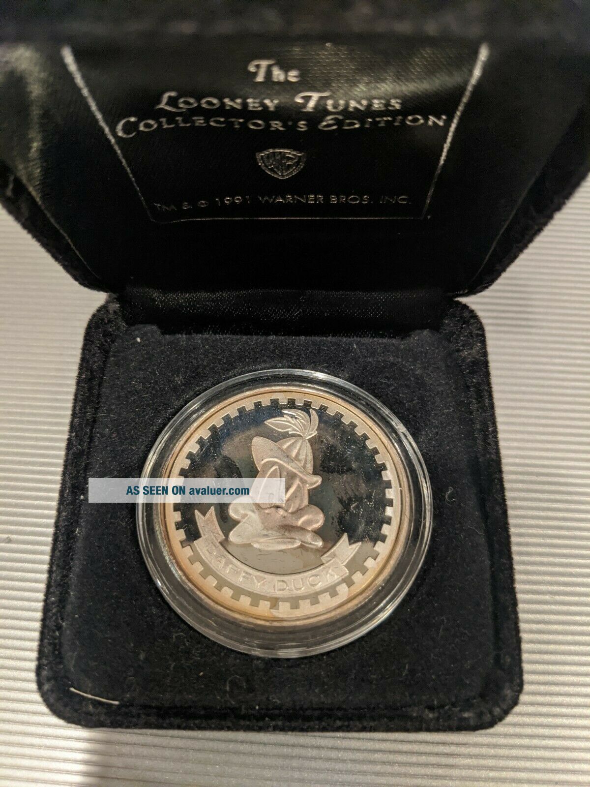 Looney Tunes Collector ' S Edition WB Uncirulated Coin 1991 Daffy Duck ...