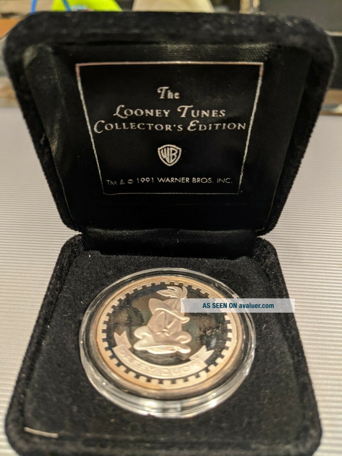 Looney Tunes Collector ' S Edition WB Uncirulated Coin 1991 Daffy Duck ...