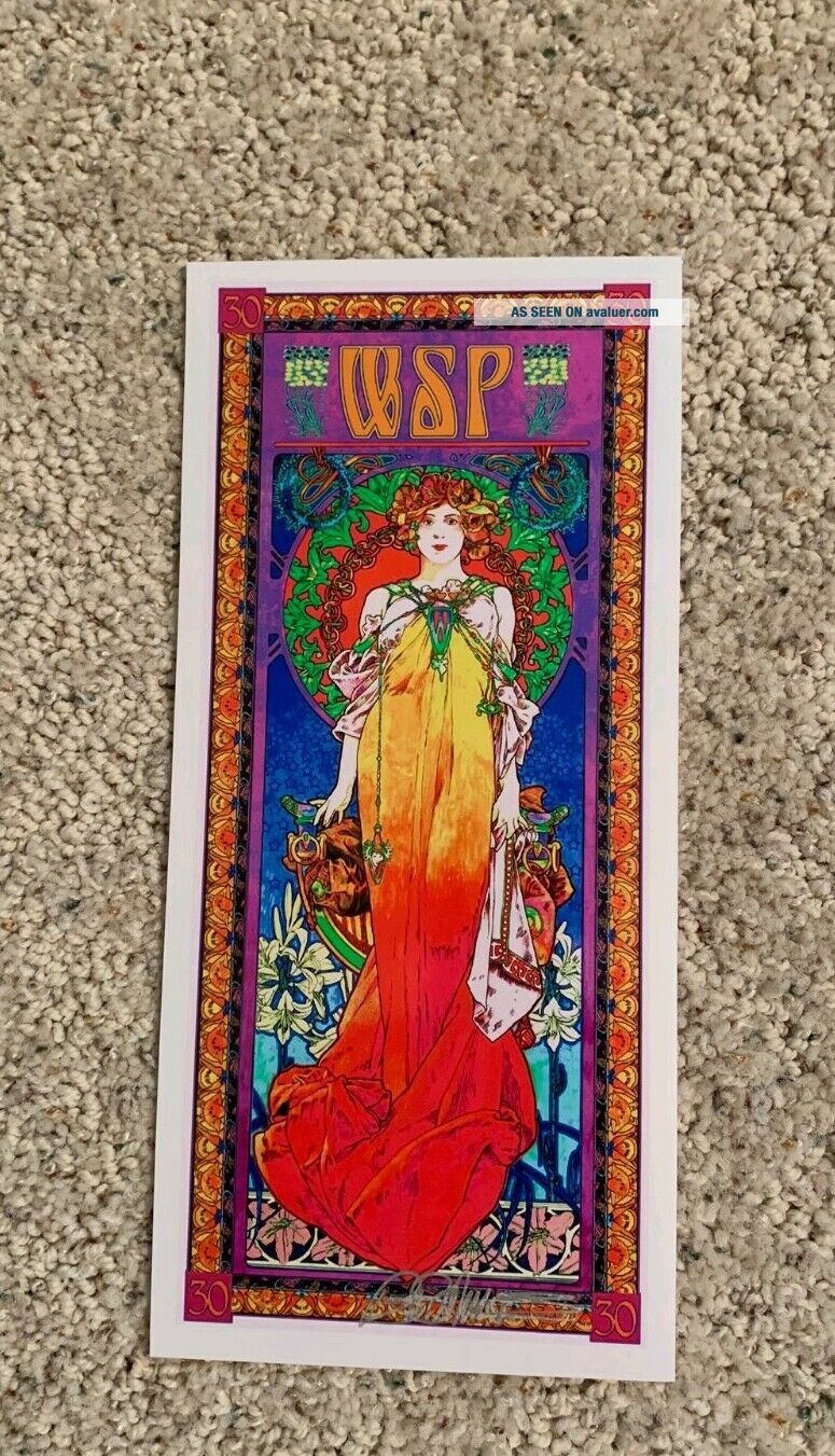 Bob Masse Signed WSP WideSpread Panic Art Print Concert Poster Handbill ...