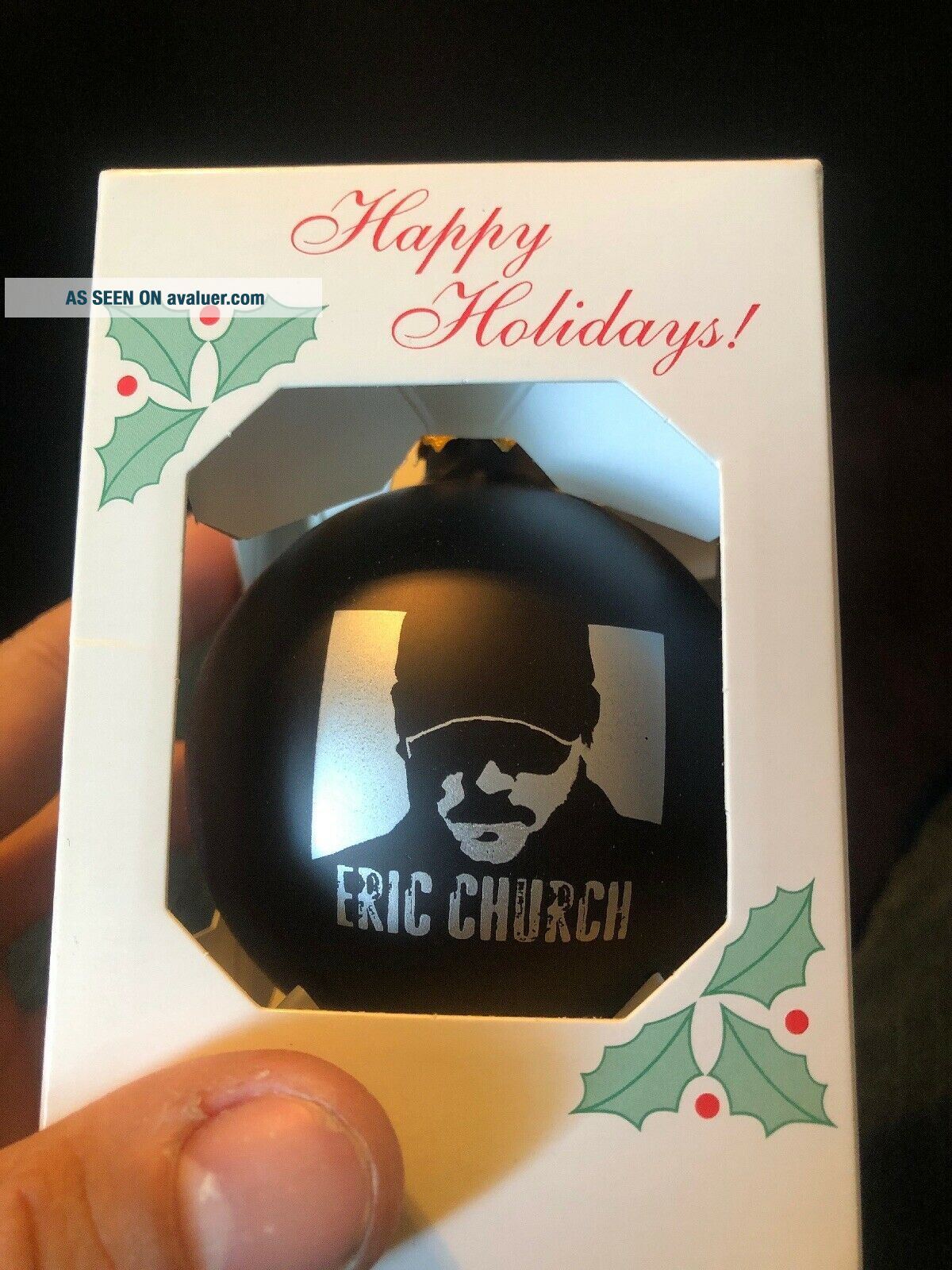 THE CHIEF ERIC CHURCH LIMITED EDITION DESPERATE MAN CHRISTMAS ORNAMENT ...