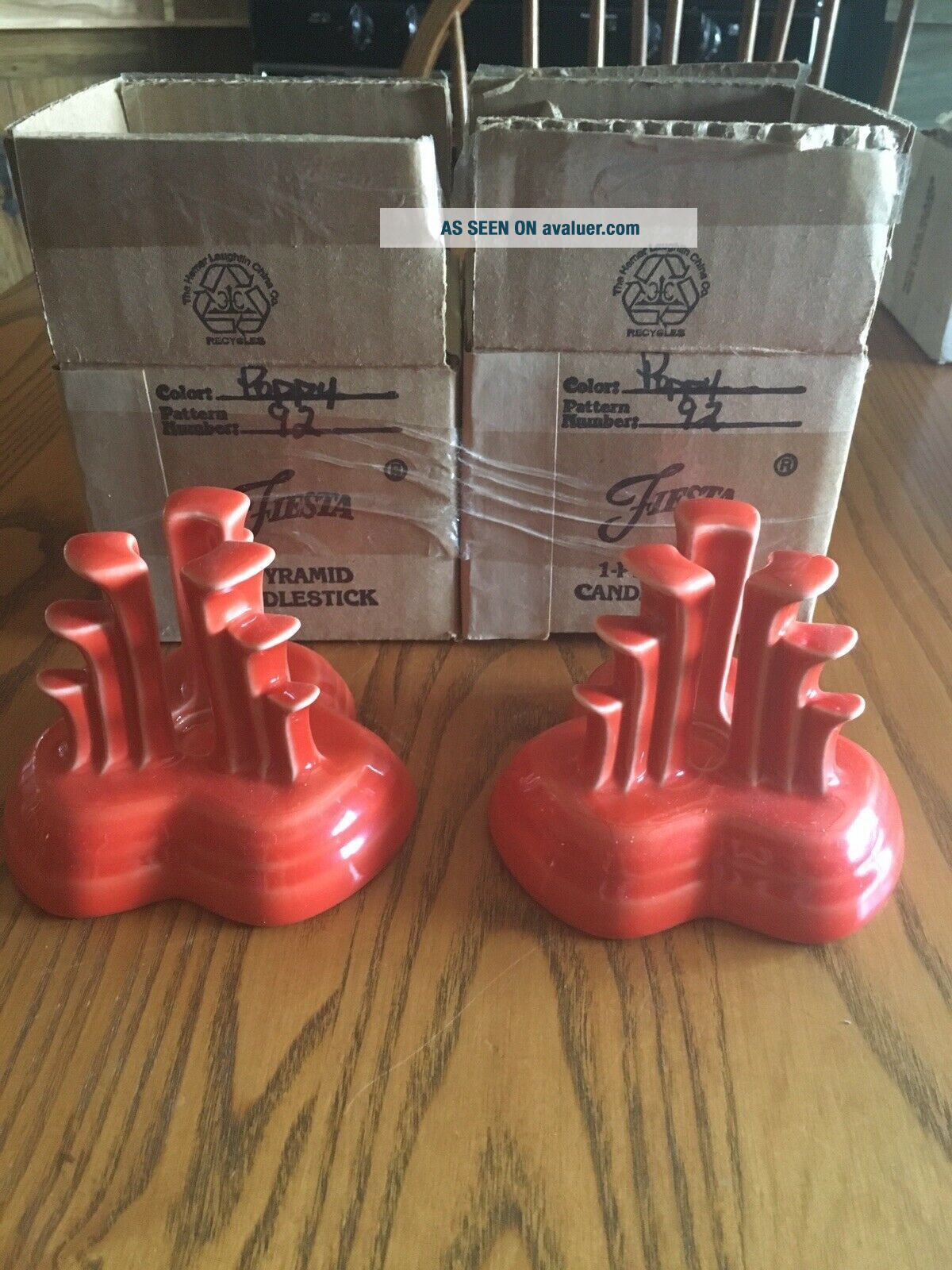 Fiestaware Poppy Pyramid Candle Holder 92 Of 600 | #13157384