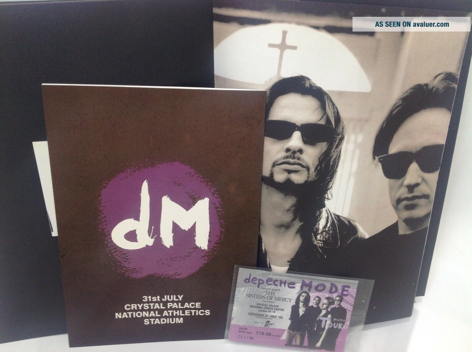 DEPECHE MODE SONGS OF FAITH & DEVOTION Crystal Palace Ticket And ...