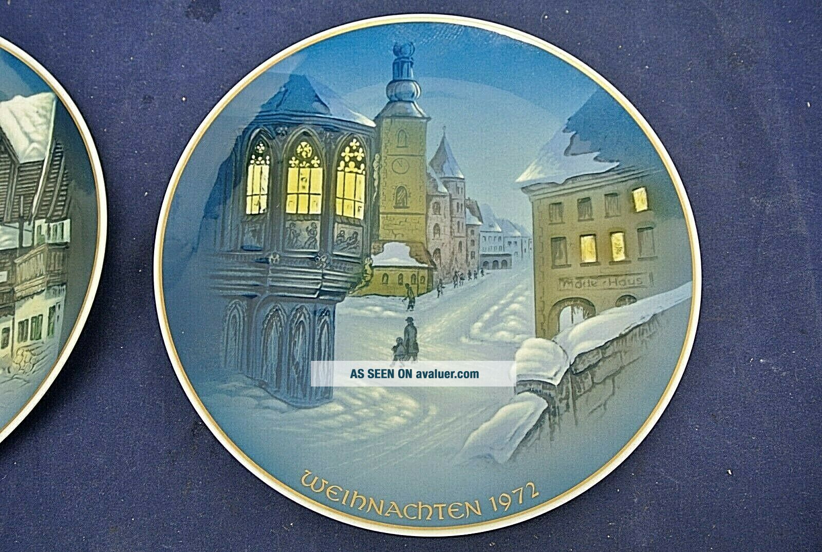 WEIHNACHTEN CHRISTMAS PLATES, 1971, 1972, ROSENTHAL CHINA | #13237806