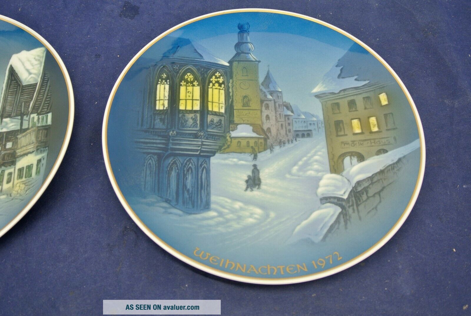WEIHNACHTEN CHRISTMAS PLATES, 1971, 1972, ROSENTHAL CHINA | #13237806