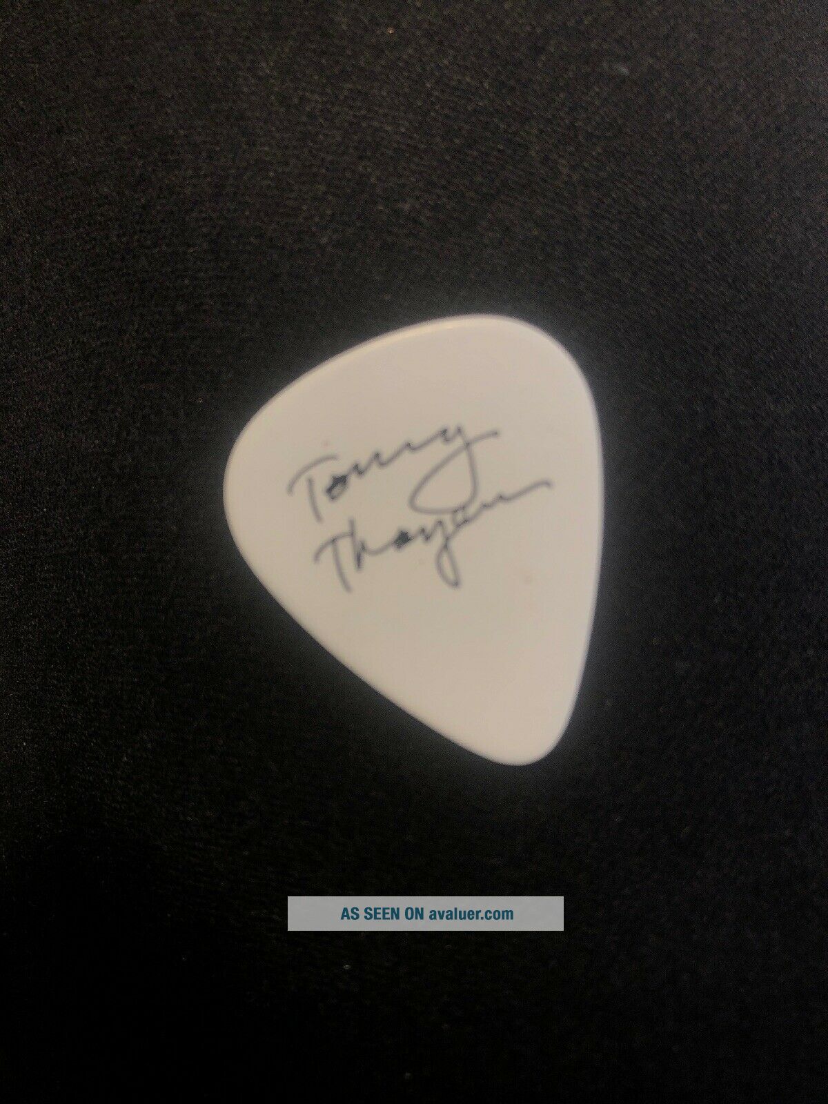 KISS Red Flame Logo Guitar Pick Paul Stanley Signed Autograph Band ...
