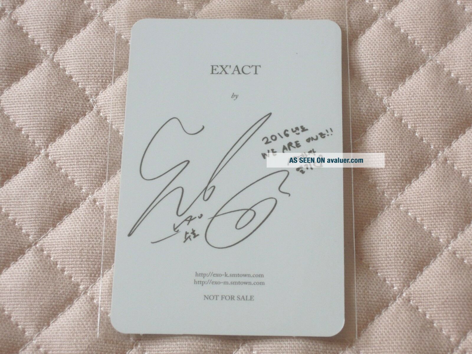 (ver. Suho) EXO 3rd Album EX’ACT Photocard KPOP Monster Ver. | #13231963
