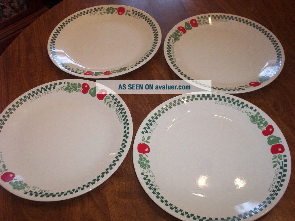 CORELLE FARM FRESH PATTERN 10 - 1/4 INCH DINNER PLATES | #13286491