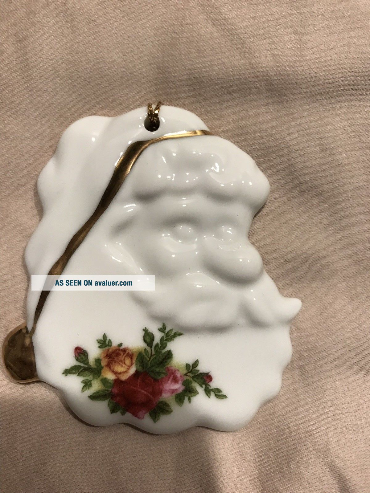 Royal Albert Old Country Roses Santa Ornament | #13338323