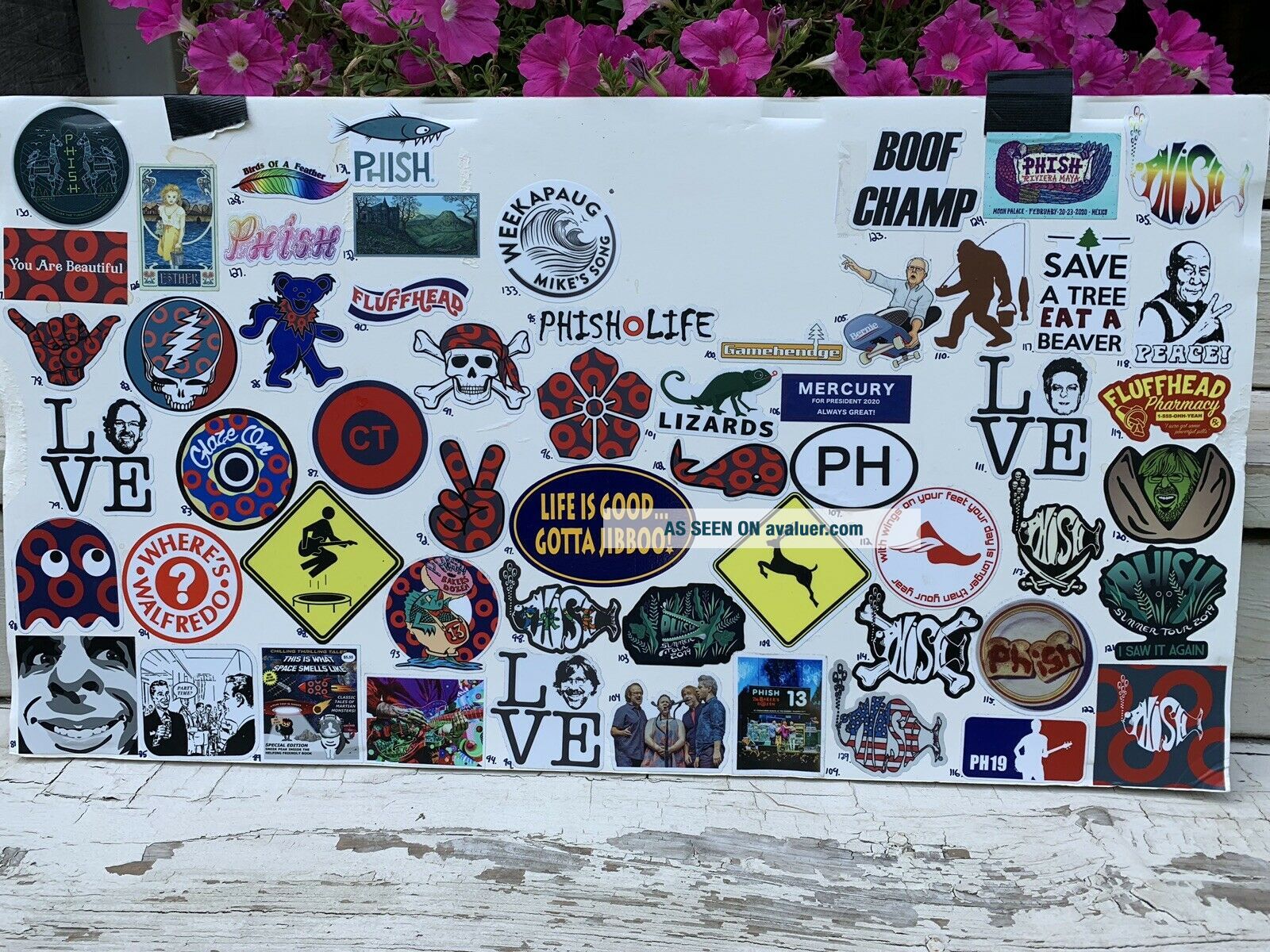 Phish Sticker Of Your Choice UV Vinyl Not Magnet Shirt Print Donut ...