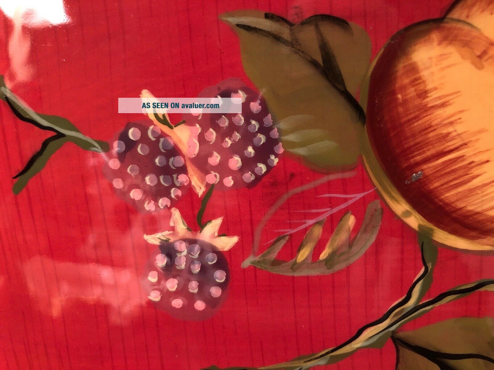 Tracy Porter Octavia Hill Tray Serving Plate Dinnerware Fruit Berries ...