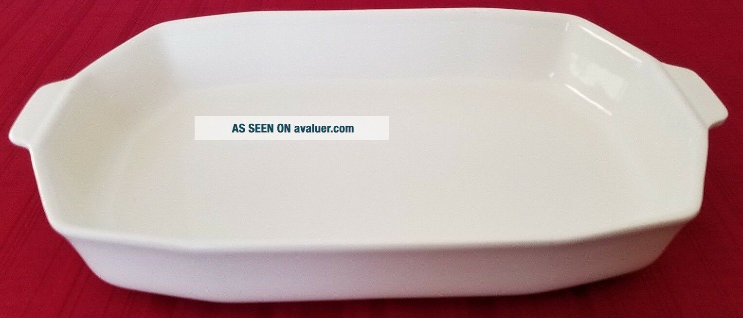 Pfaltzgraff Heritage White Stoneware 14 " Rectangular Baker Multi ...